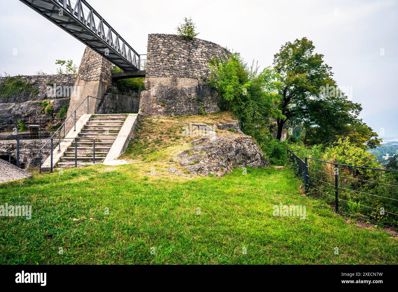 Stratified remains of ancient and modern fortresses. A unique example ...