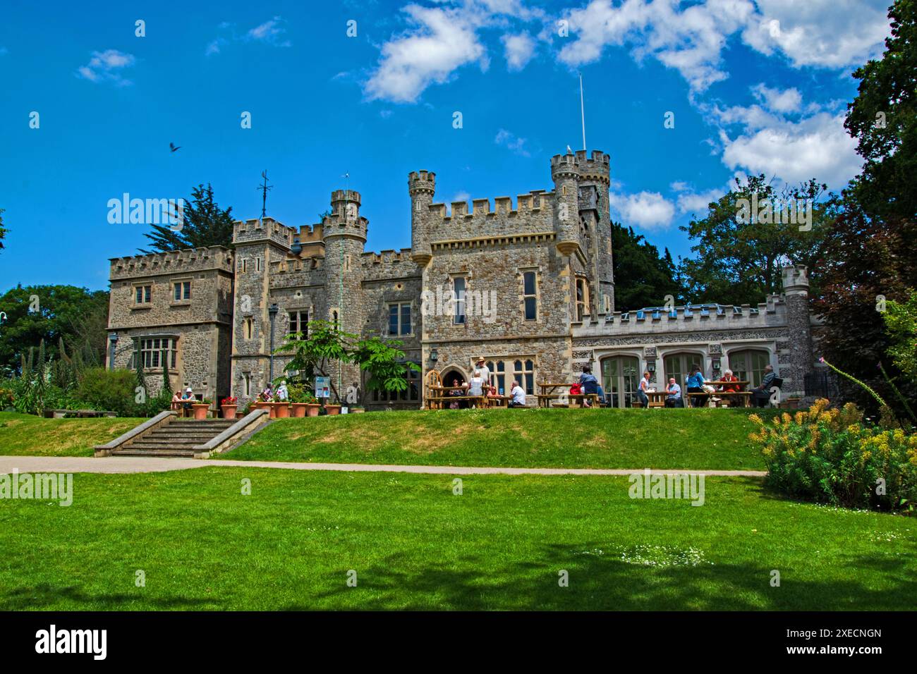 Whitstable Castle and Gardens Stock Photo - Alamy