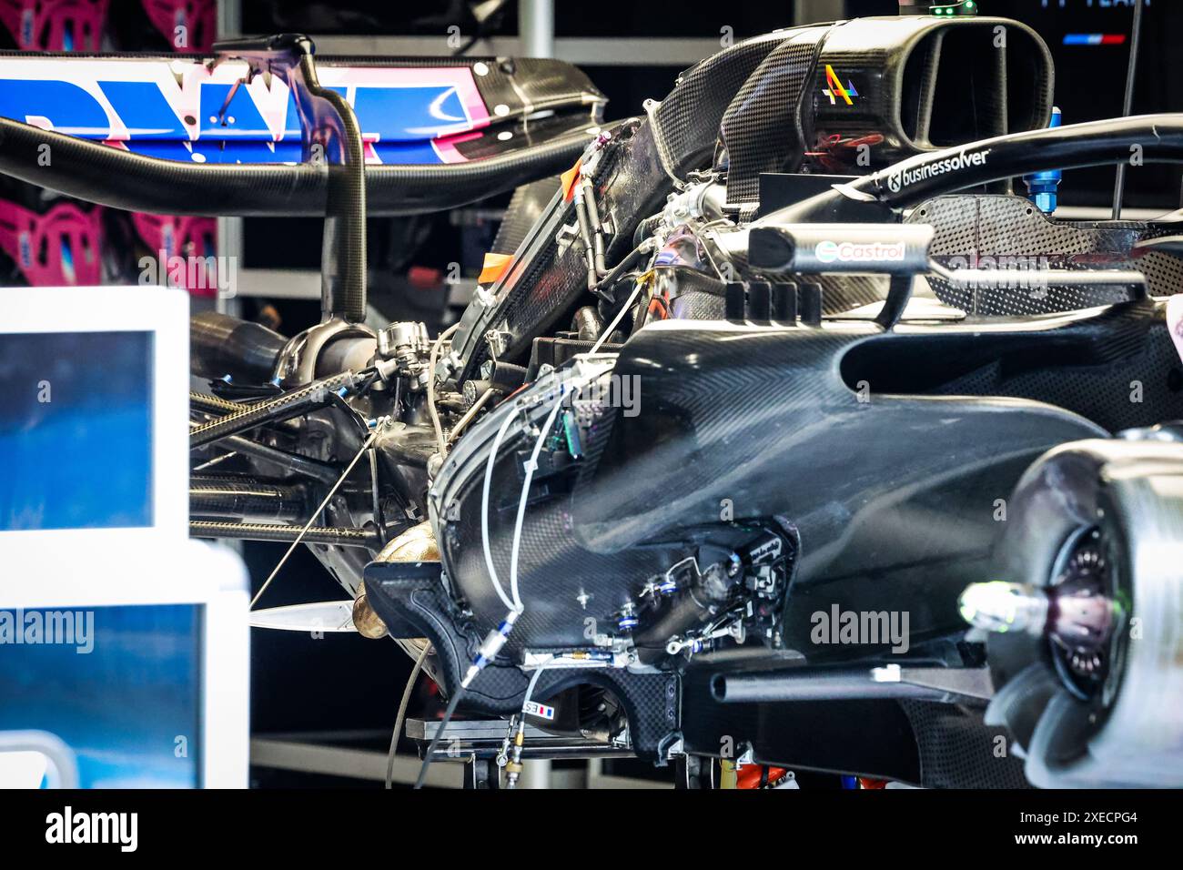 Alpine F1 Team A524, mechanical detail of the engine power unit during ...