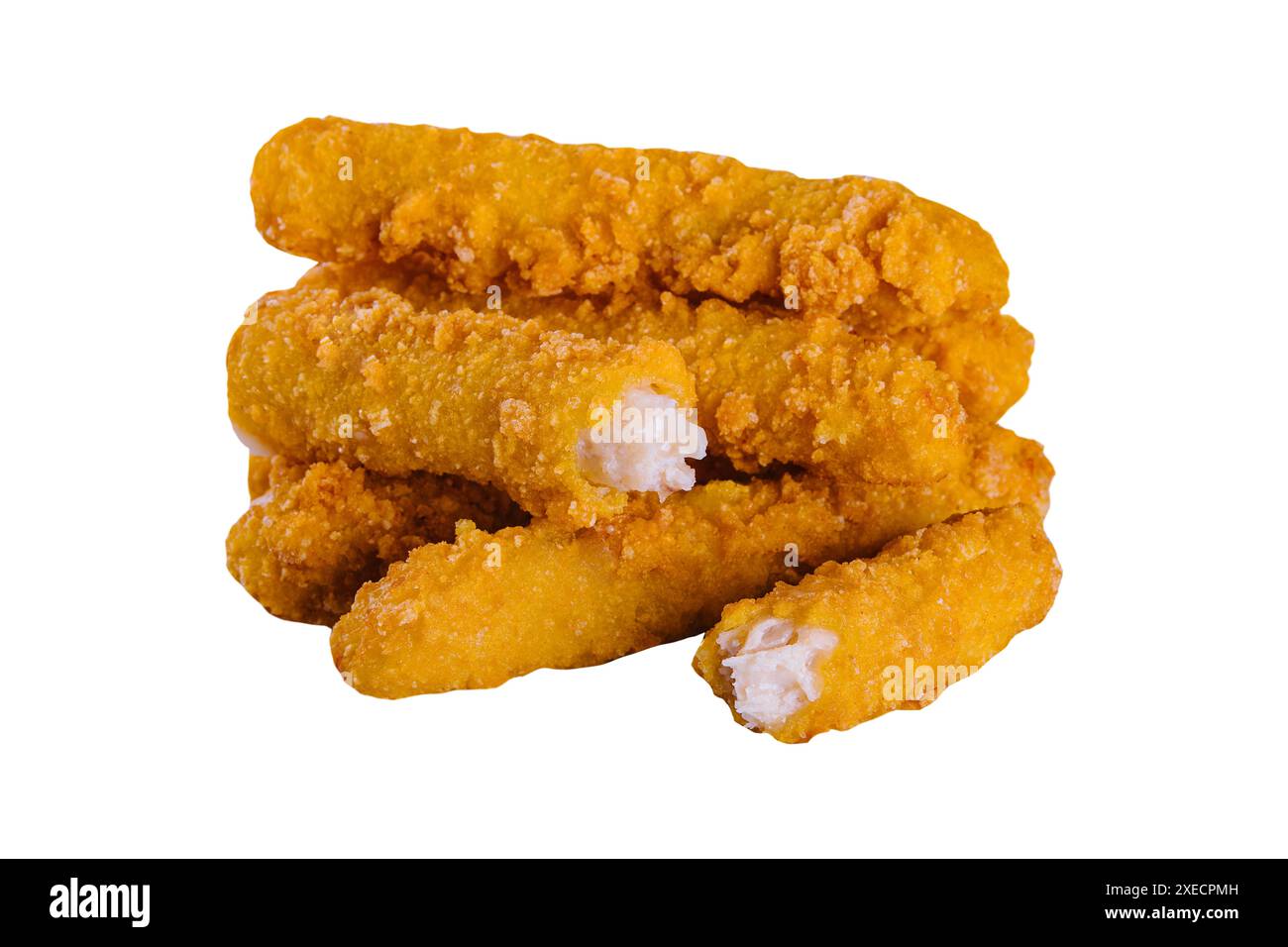 Chicken nugets isolated on white background Stock Photo - Alamy