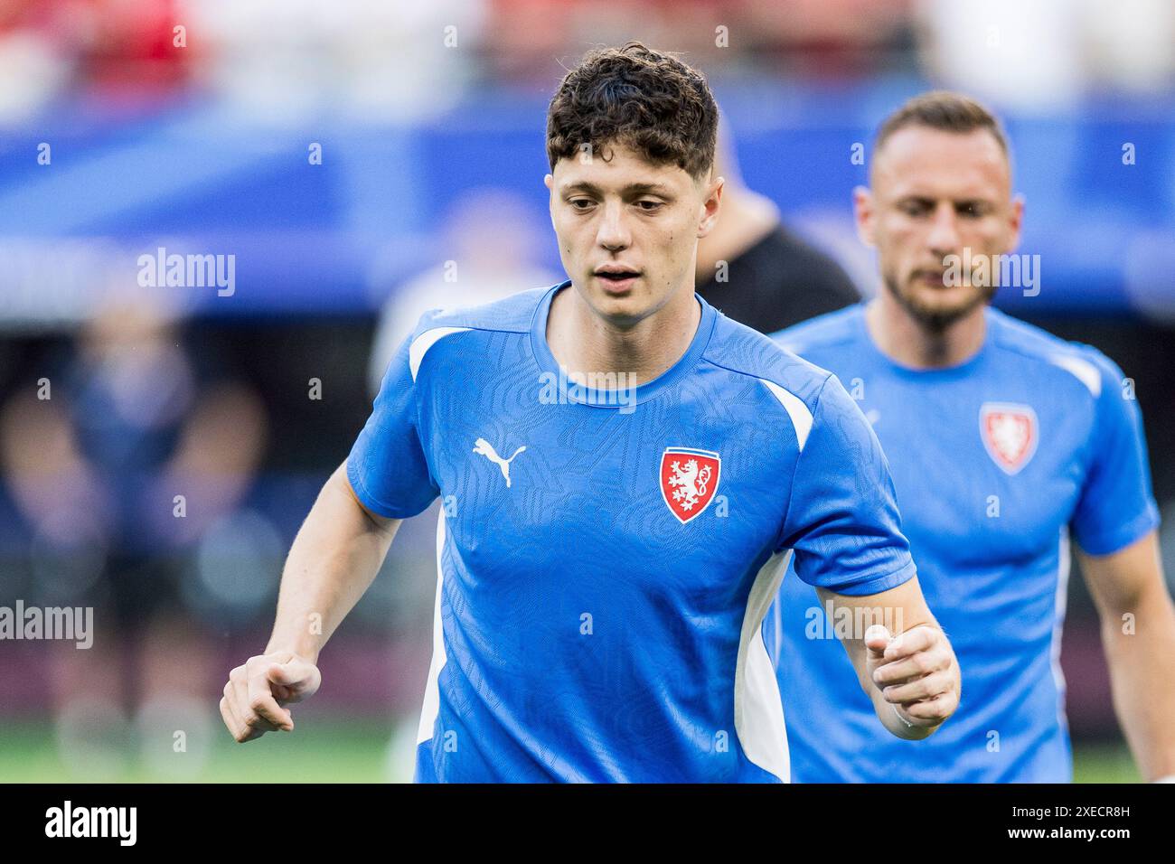 Hamburg, Germany. 26th June, 2024. Ladislav Krejci of Czechia is ...