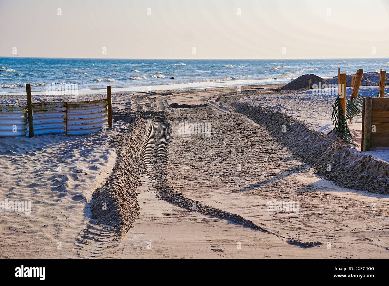 Beach fortification on the Baltic coast Stock Photo - Alamy