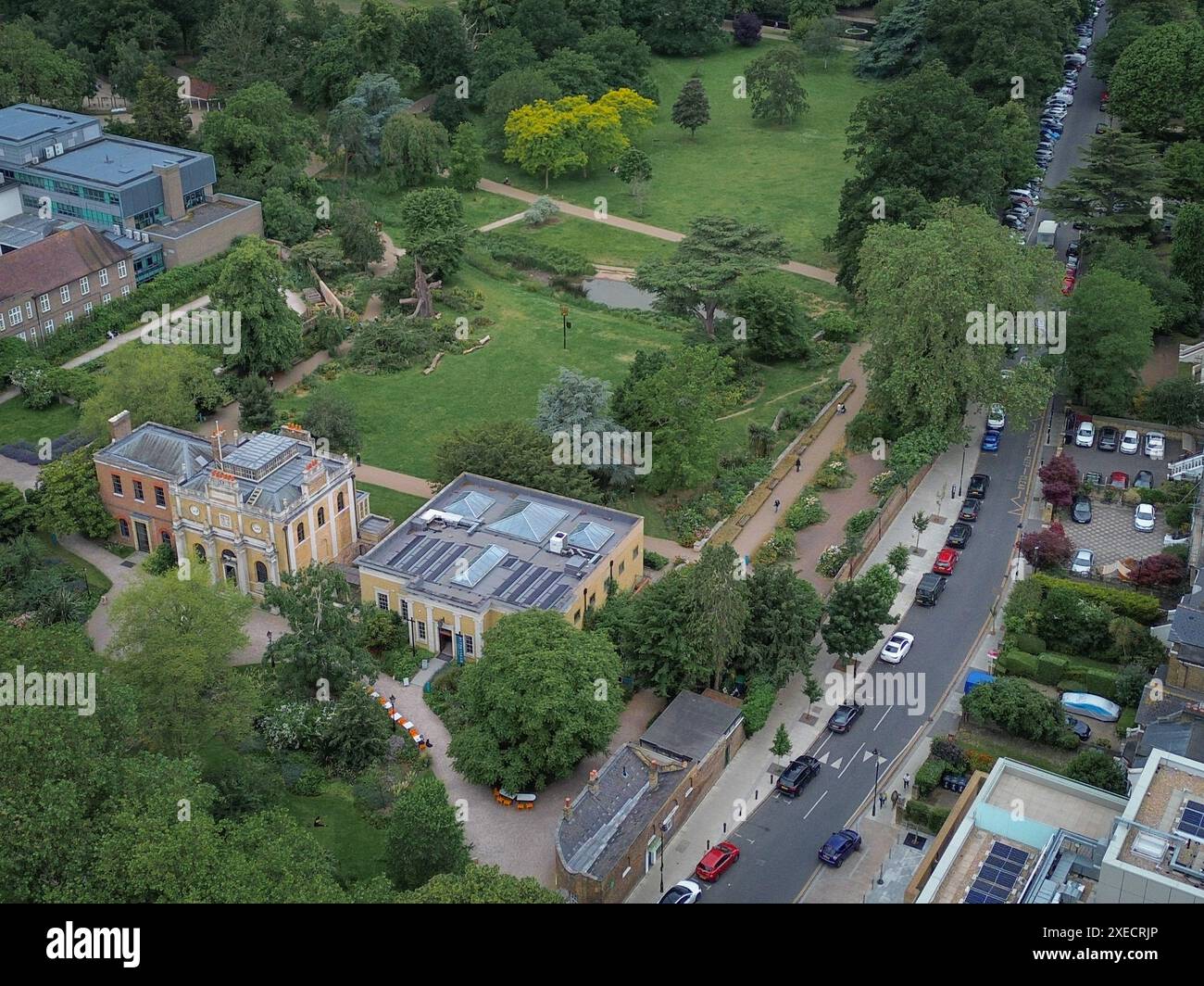 LONDON- JUNE, 14 2024: Walpole Park, a large public open park space by ...