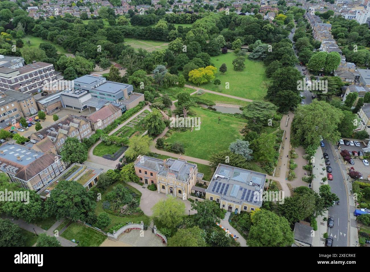 LONDON- JUNE, 14 2024: Walpole Park, a large public open park space by ...