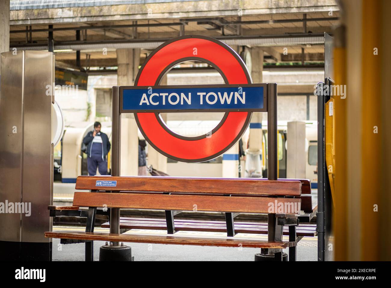 LONDON- JUNE 13, 2024: Acton Town Station- London Underground Station ...