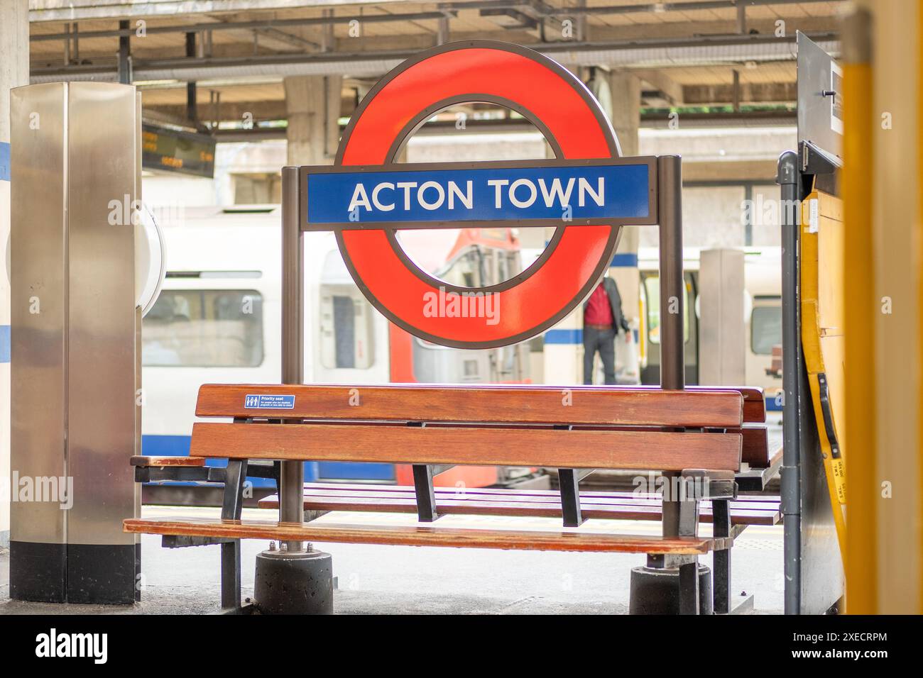 LONDON- JUNE 13, 2024: Acton Town Station- London Underground Station ...