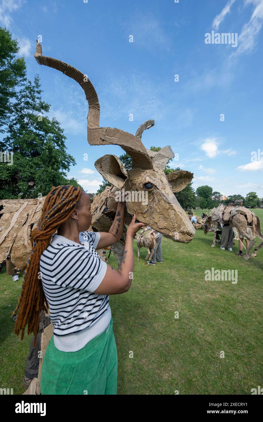 Wimbledon College of Arts, London, UK. 27th June, 2024. The Walk ...