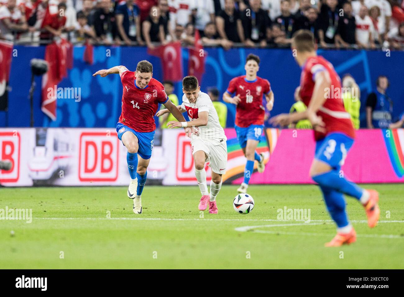 Hamburg, Germany. 26th June, 2024. Lukas Provod (14) of Czechia and ...