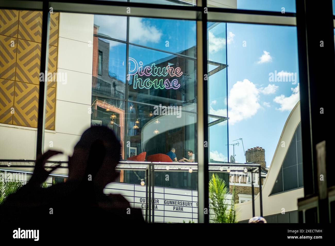 LONDON- JUNE 17,2024: Picture House cinema. Filmworks in Ealing, West ...