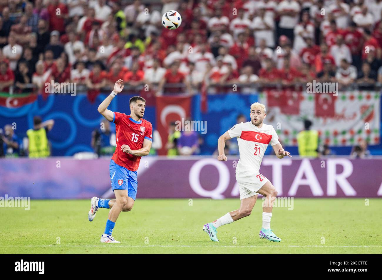 Hamburg, Germany. 26th June, 2024. Baris Yilmaz (21) of Turkey and ...