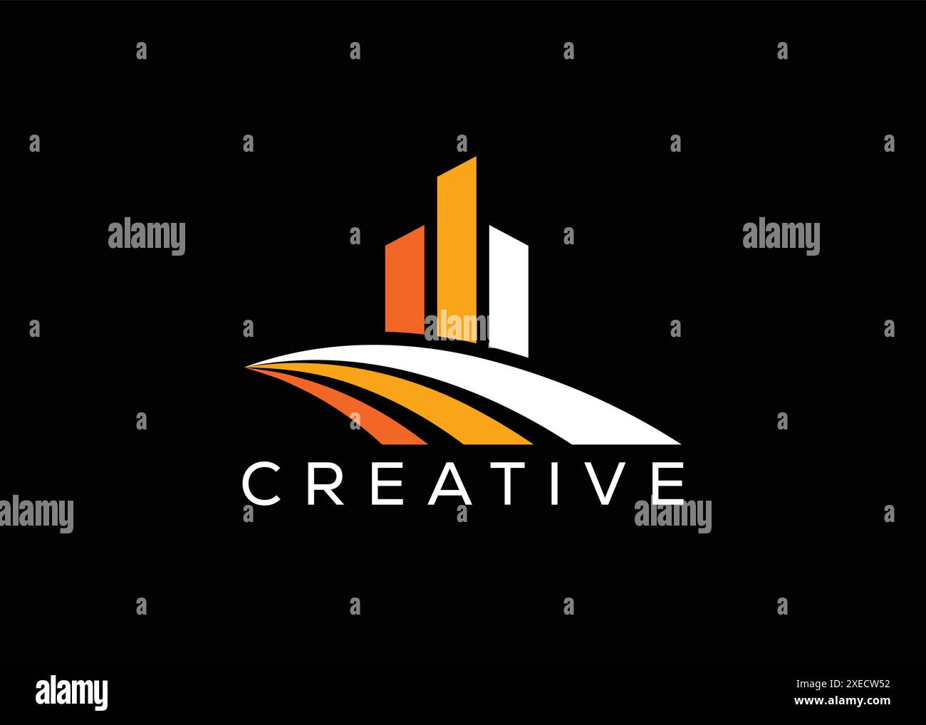 Creative and minimal home real estate logo template. Blue House logo ...