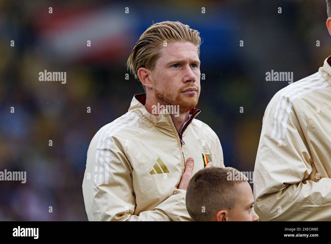 Kevin De Bruyne seen during UEFA Euro 2024 game between national teams ...