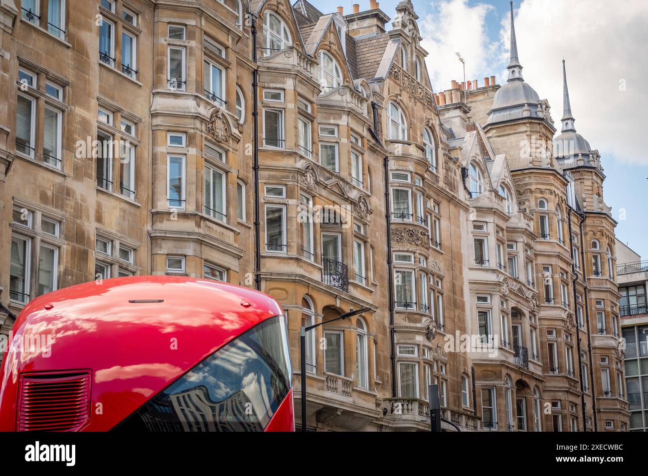 Central West London W1- Upmarket Georgian architecture Stock Photo - Alamy