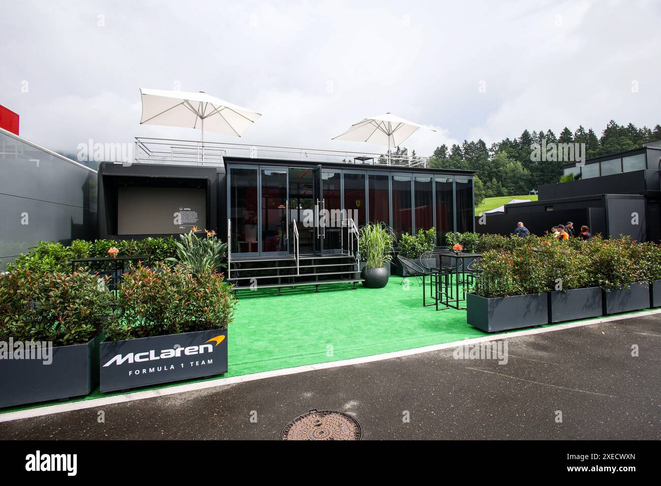Spielberg, Austria, 27/06/2024, McLaren F1 Team paddock motorhome ...