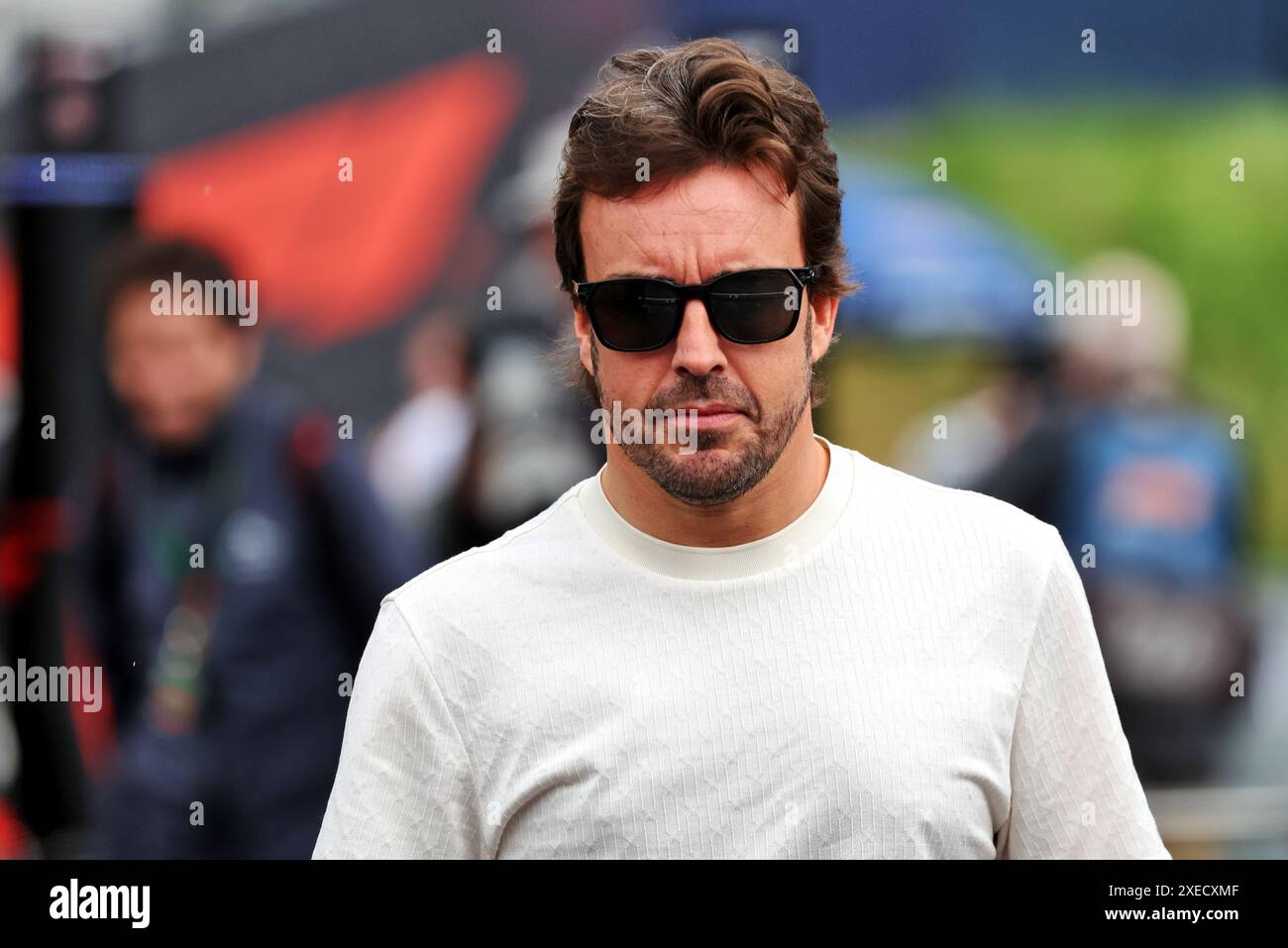 Spielberg, Austria. 27th June, 2024. Fernando Alonso (ESP) Aston Martin ...