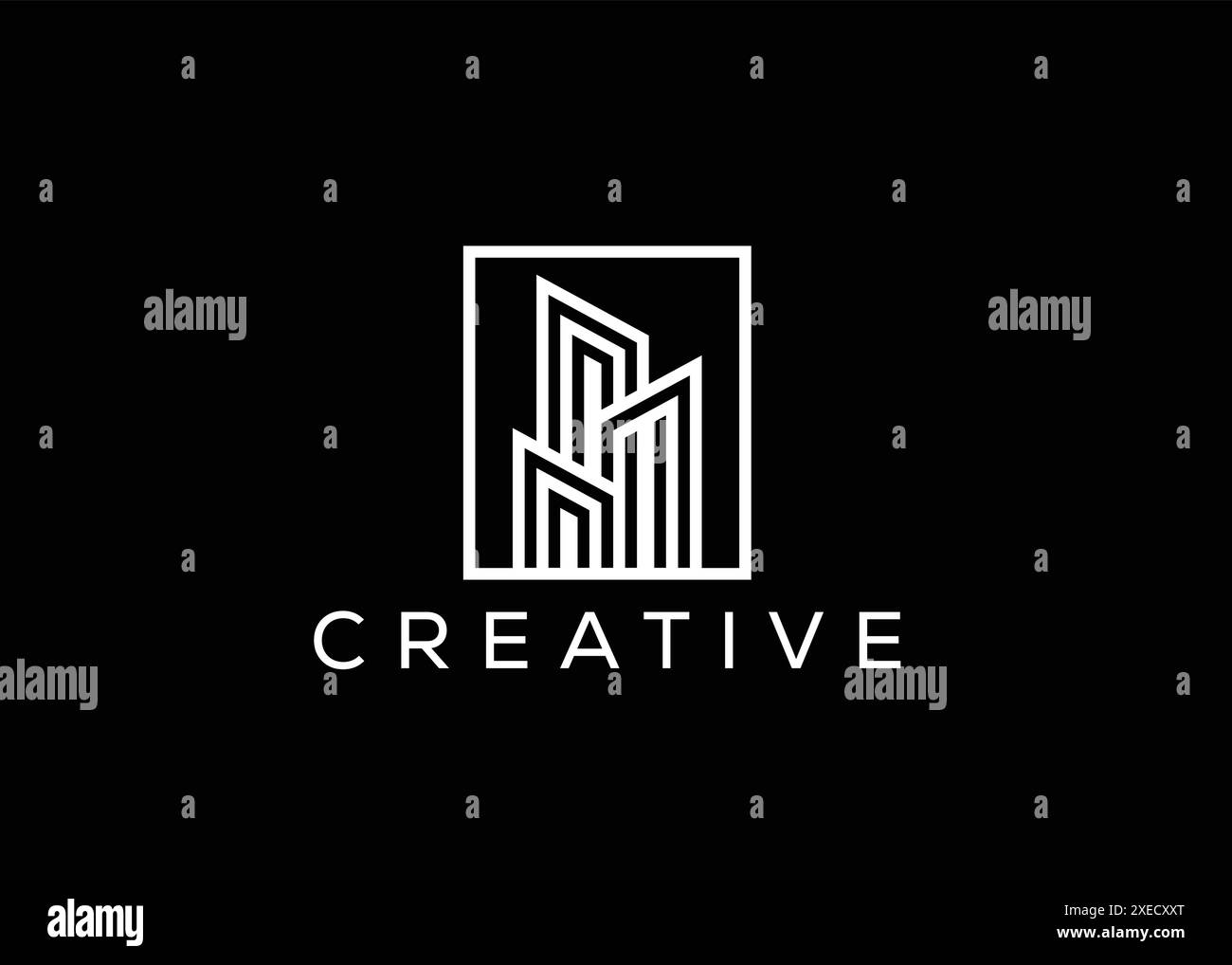 Creative and minimal home real estate logo template. Blue House logo ...