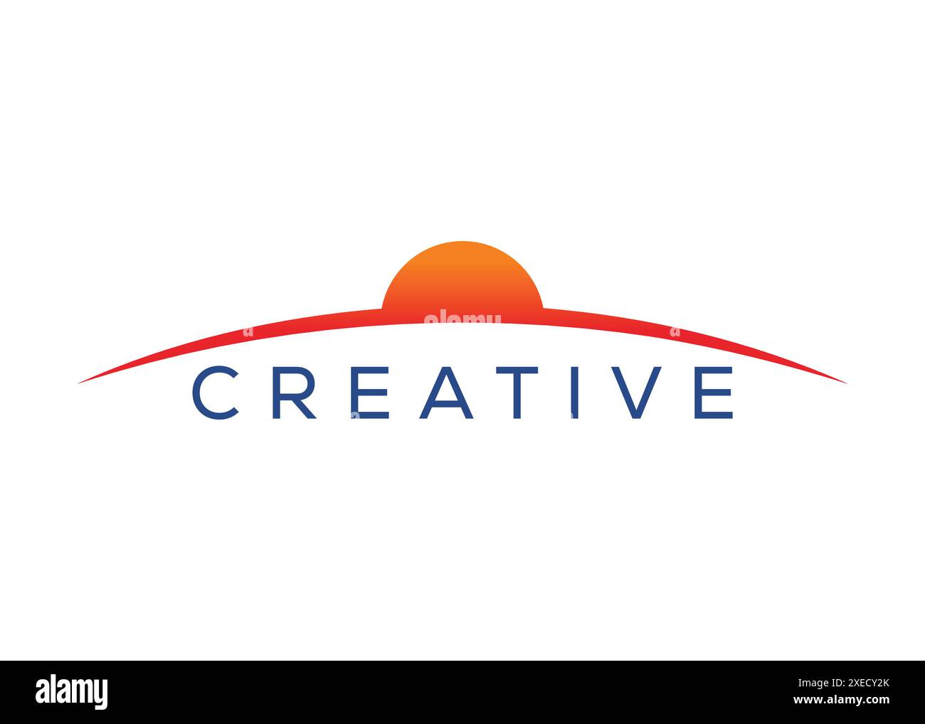 Minimal and professional horizon logo design template Stock Vector ...