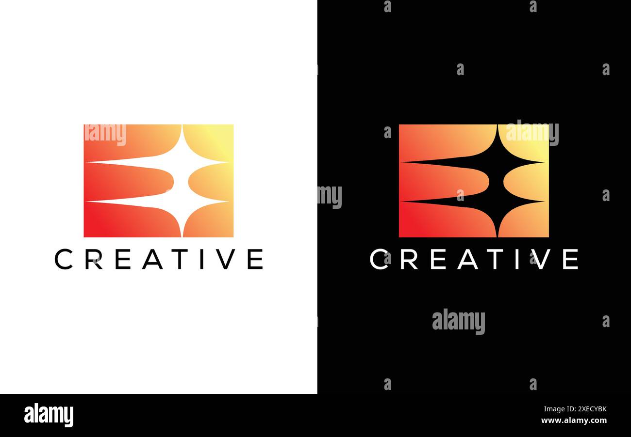 Minimalist professional letter E spark logo design template. Letter E ...