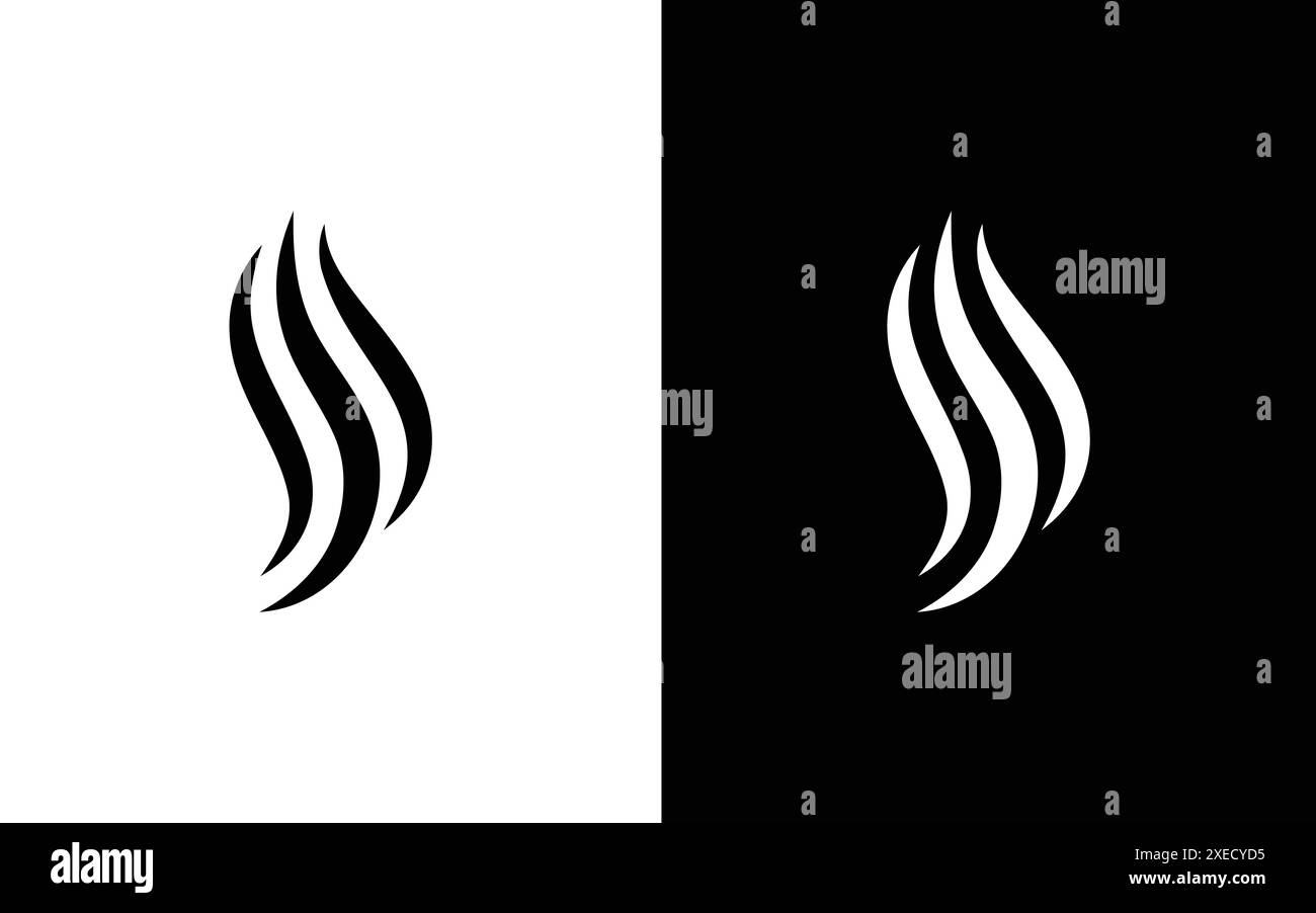 Minimalist professional smoke logo design vector template Stock Vector ...
