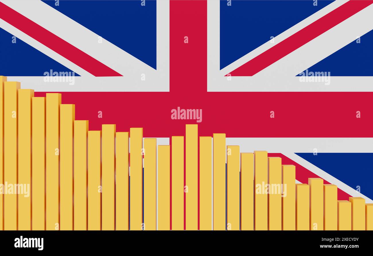 Decreased graph illustration hi-res stock photography and images - Alamy