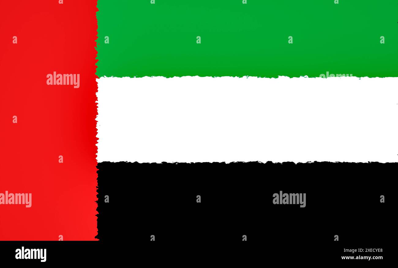 National flag of UAD - United Arab Emirates. UAD - United Arab Emirates ...