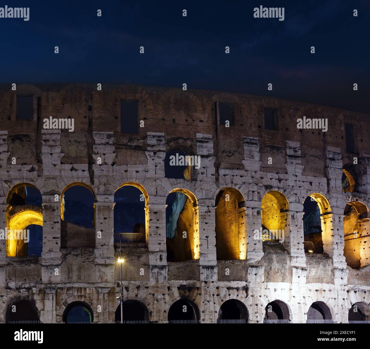 Colosseum night view - symbol of Imperial Rome, Italy Stock Photo - Alamy