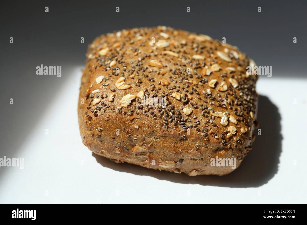 Whole grain roll, world champion roll, grain roll, roll, Germany Stock ...