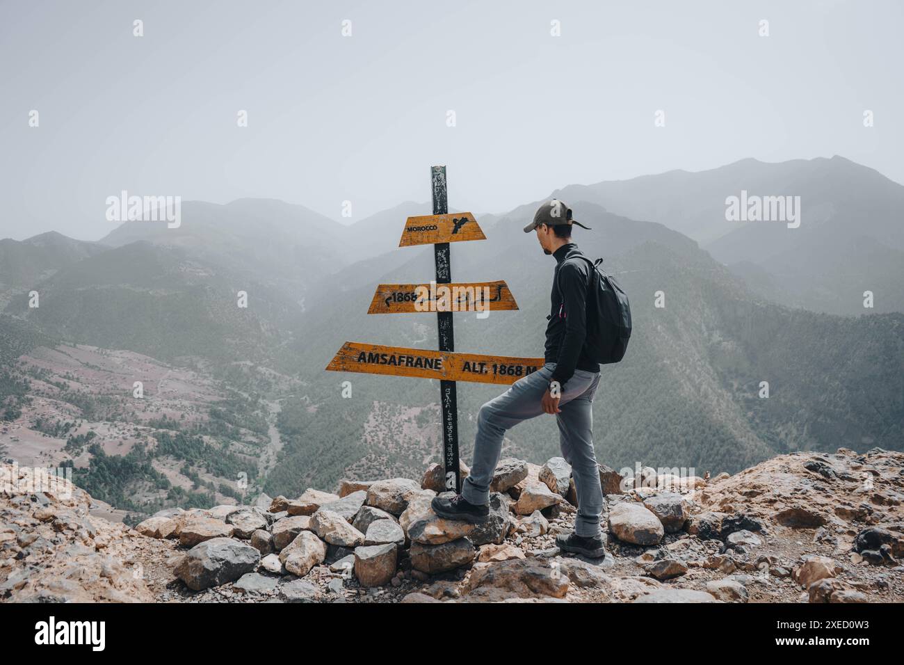 La Cathédrale Imsfrane Morocco Azilal Stock Photo - Alamy