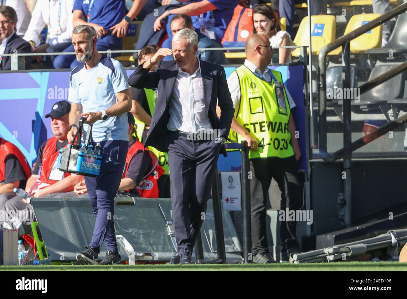 Dortmund, Germany. 25th June, 2024. Coach Didier Deschamps of France ...