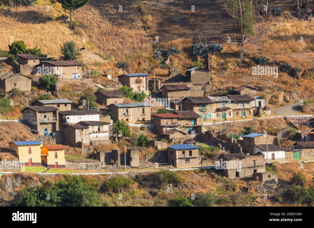 Quechua village in mountain hi-res stock photography and images - Alamy