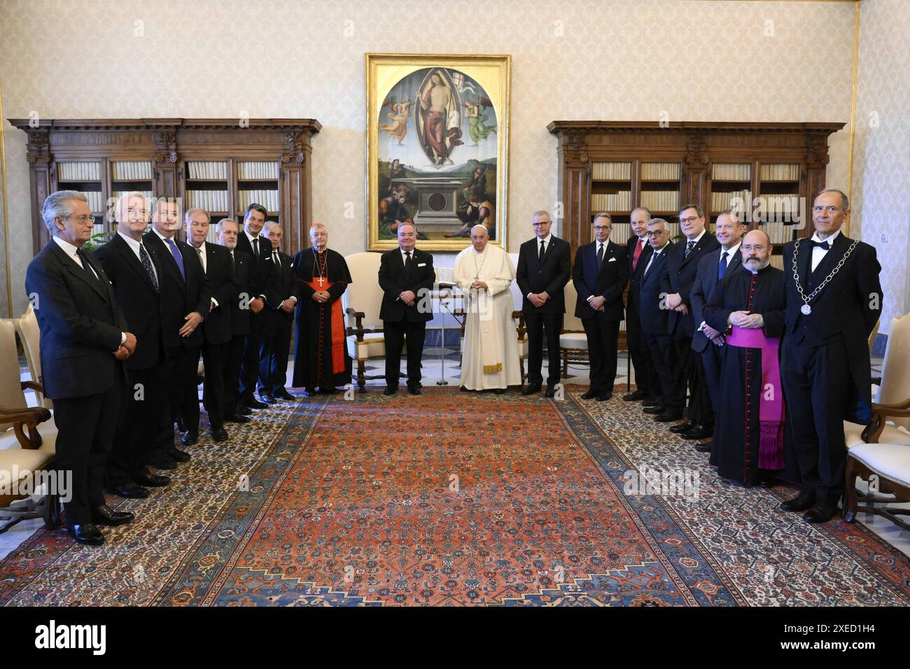Pope Francis meets Fra' John Timothy Dunlap, Prince and Grand Master ...