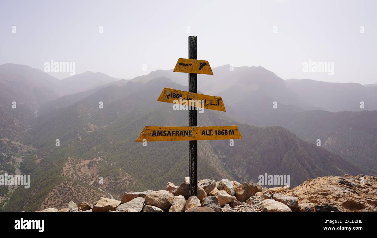 La Cathédrale Imsfrane Morocco Azilal Stock Photo - Alamy