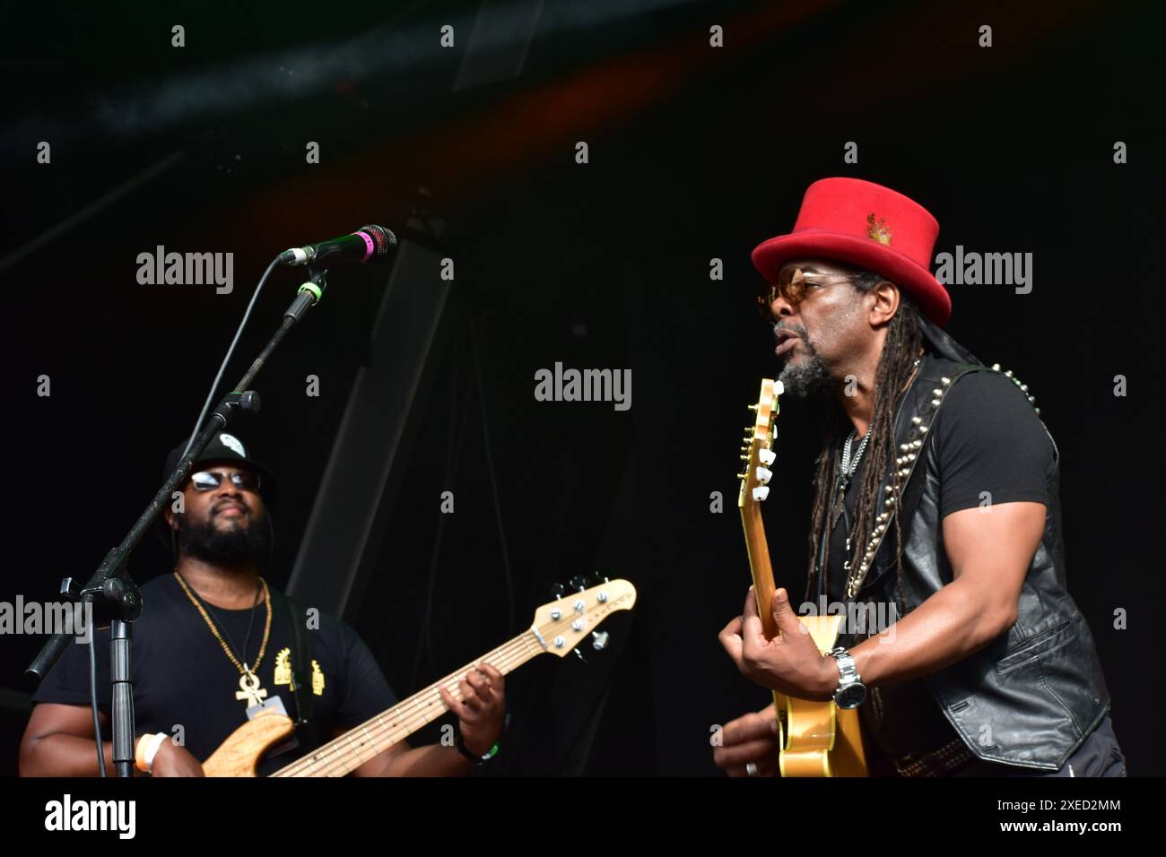 Ska and Reggae band the Dualers at Bristol Sounds, Bristol, UK. June 23 ...