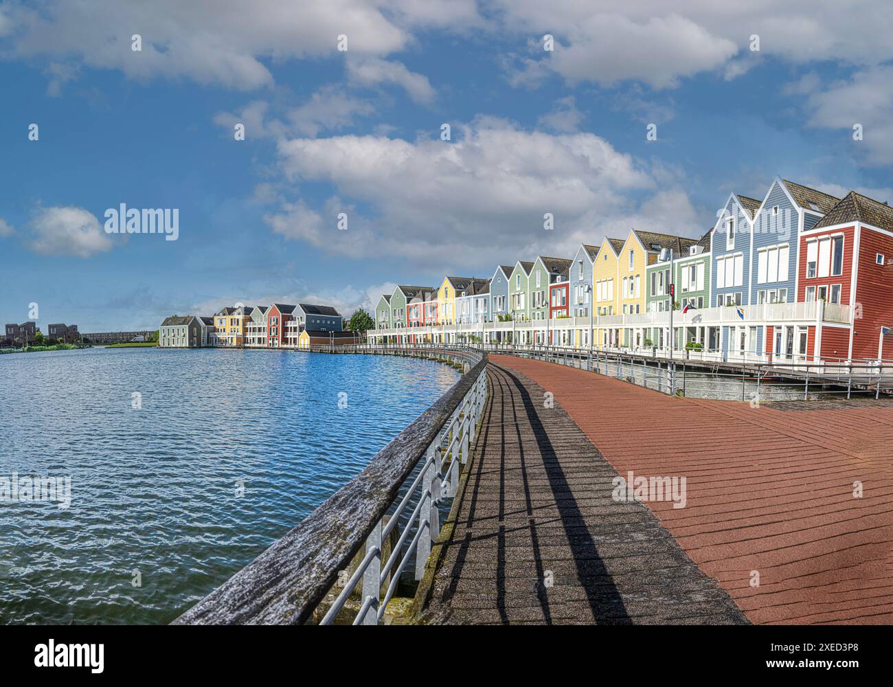 Houten rainbow houses,rainbow houses in the Netherlands are a popular ...