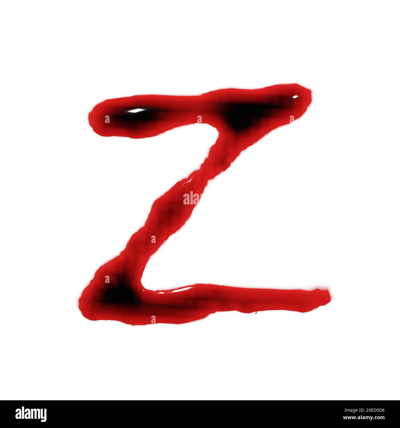 Isolated on white 3d render of blood red wine liquid alphabets Stock ...