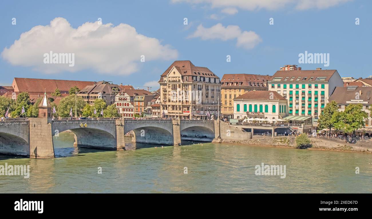 On the Rhine in Basel, Switzerland Stock Photo - Alamy