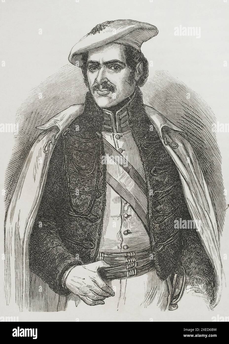 Ramon Cabrera Griñó (1806-1877). Spanish military. He was known as "El ...