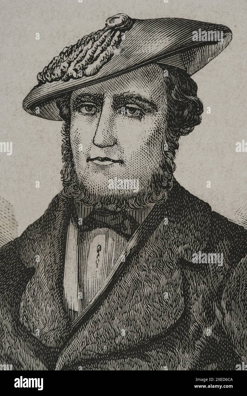 Martin Zurbano (1788-1845). Spanish guerrilla fighter. He fought in the ...