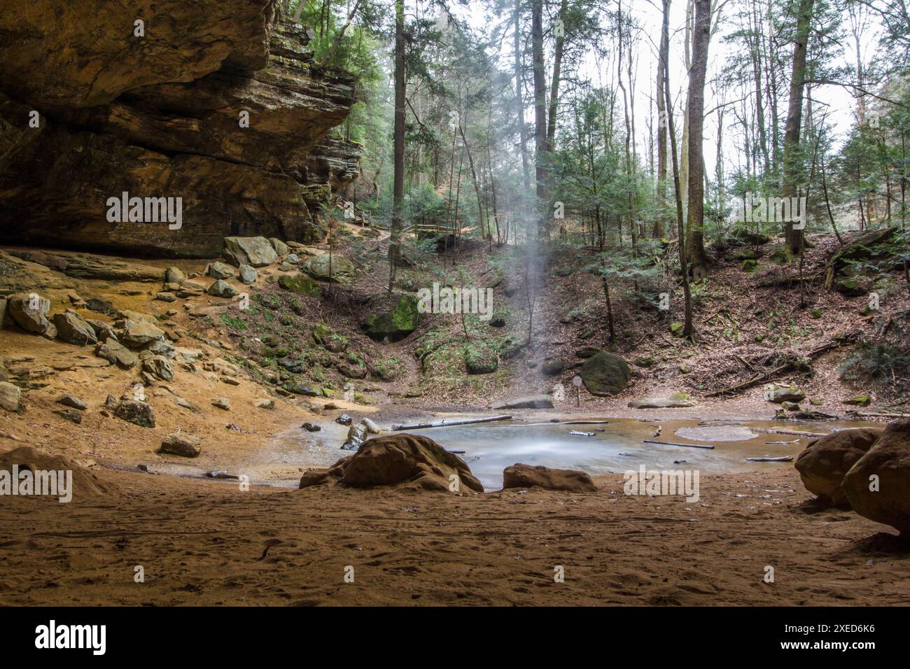 Ash Cave, Hocking Hills State Park, Ohio Stock Photo - Alamy