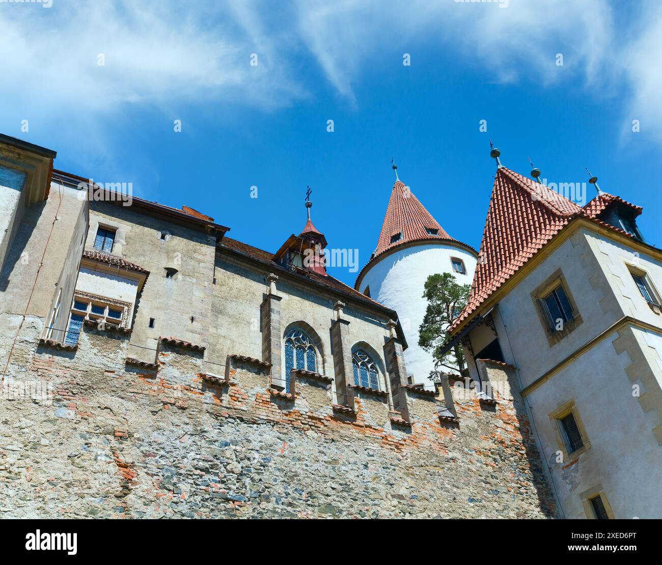 Beautiful medieval czech castle hi-res stock photography and images - Alamy
