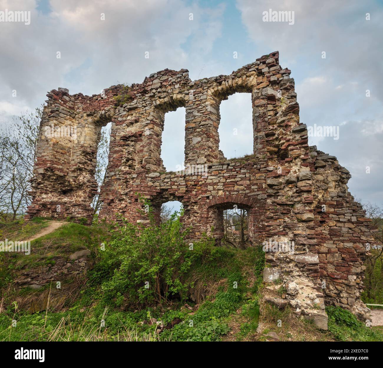 Buchach castle ruins hi-res stock photography and images - Alamy