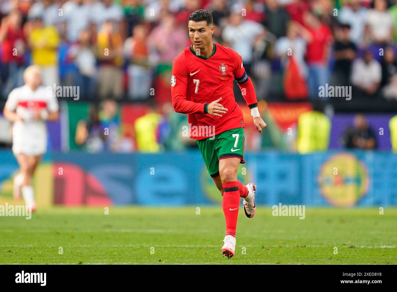 Cristiano Ronaldo of Portugal during the UEFA Euro 2024 match between Turkiye and Portugal ...