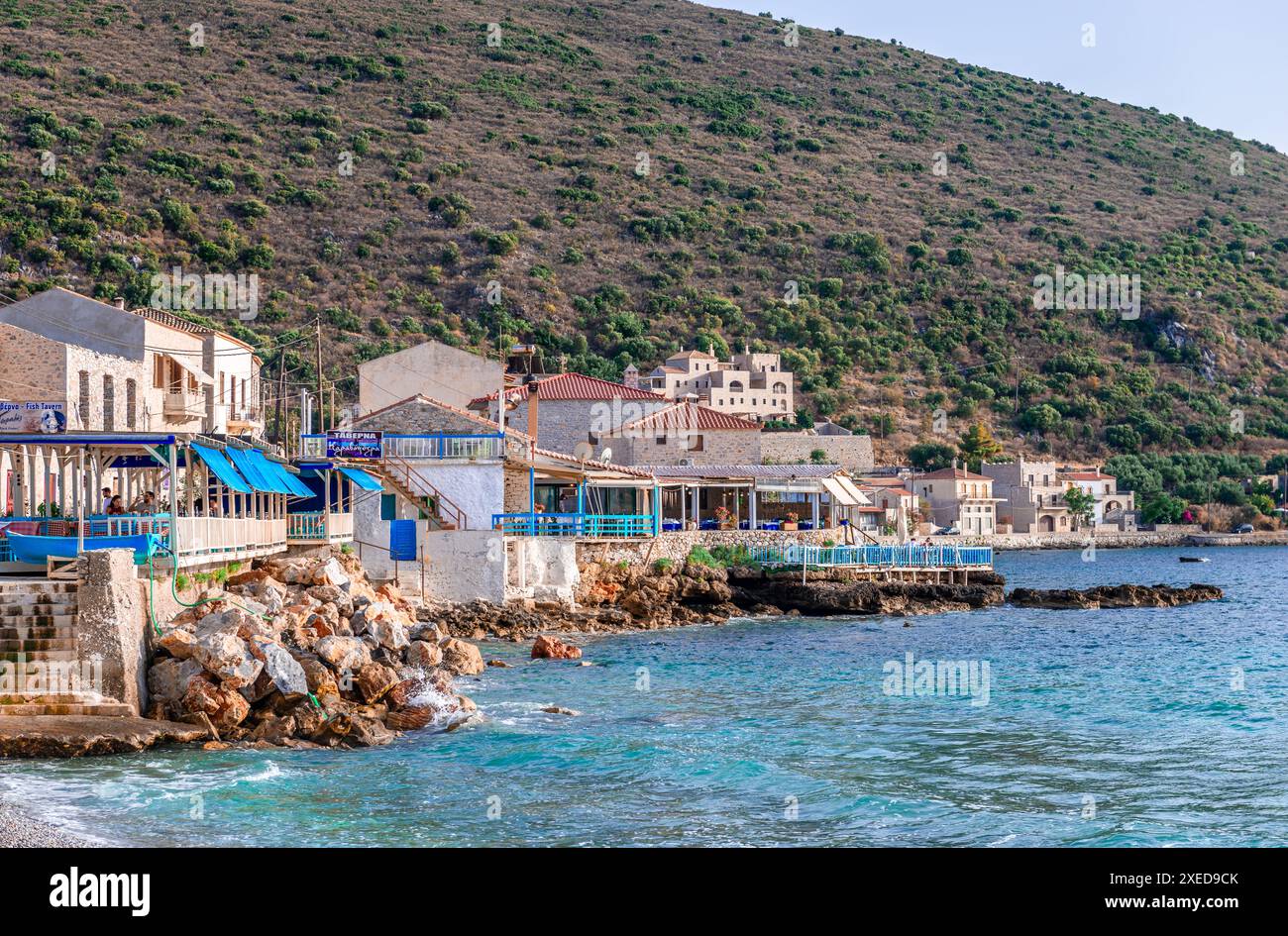 Neo Oitylo, Greece - June 25 2024: View of the waterfront of the ...