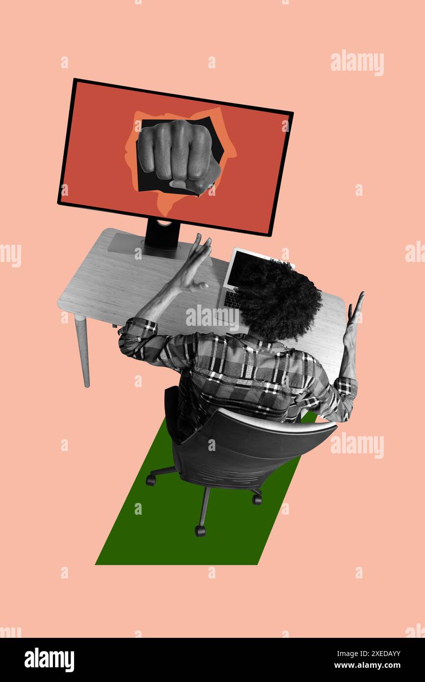 Office punch laptop screen hi-res stock photography and images - Alamy