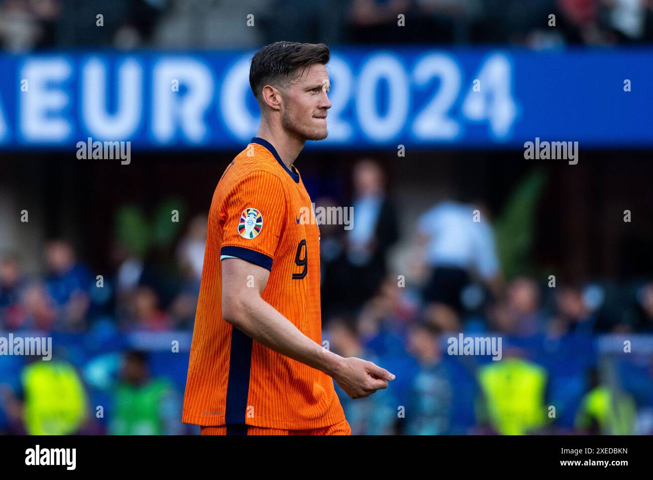 Wout Weghorst (Niederlande, #09), GER, Netherlands (NED) vs Austria (AUT), Fussball ...