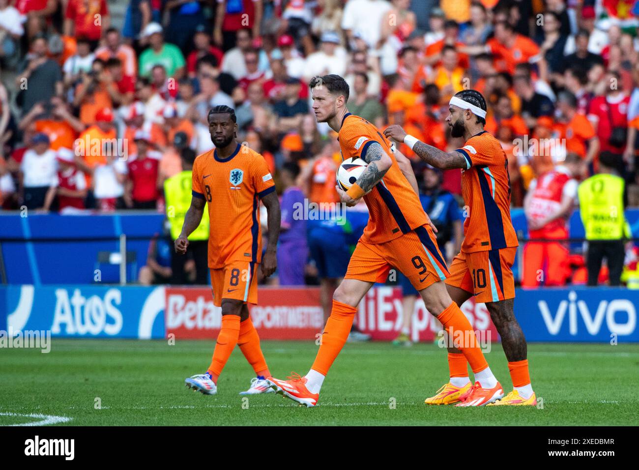 Wout Weghorst (Niederlande, #09), Memphis Depay (Niederlande, #10), Georginio Wijnaldum ...