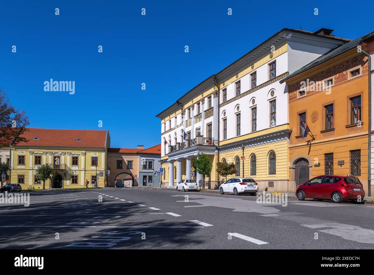 Street in Levoca, Slovakia Stock Photo - Alamy
