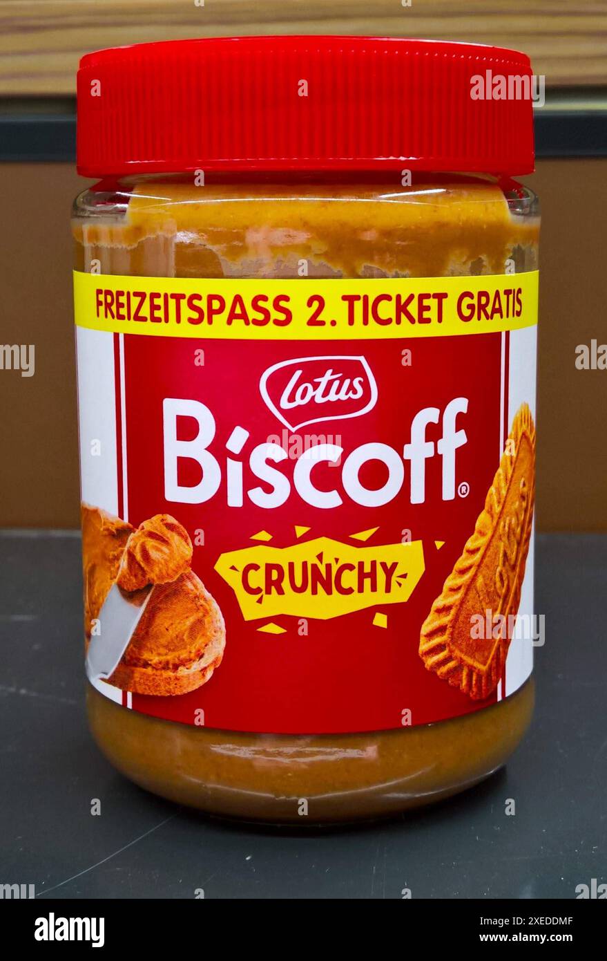 Lotus Biscoff Crunchy, Brotaufstrich im Vertrieb der Lotus Bakeries ...