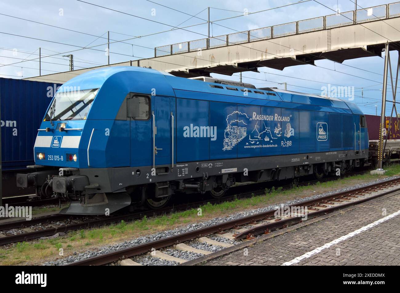 Pressnitztalbahn, PRESS Zug Bahn, Rügensche-Bäderbahn. Foto: Lokomotive ...