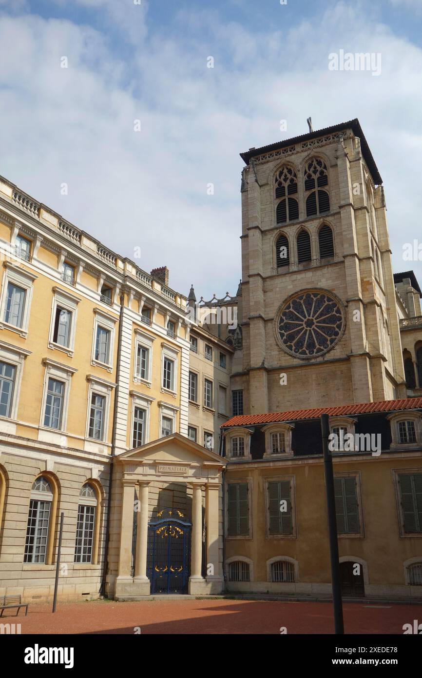St. John Episcopal Palace Library in Lyon, France Stock Photo - Alamy